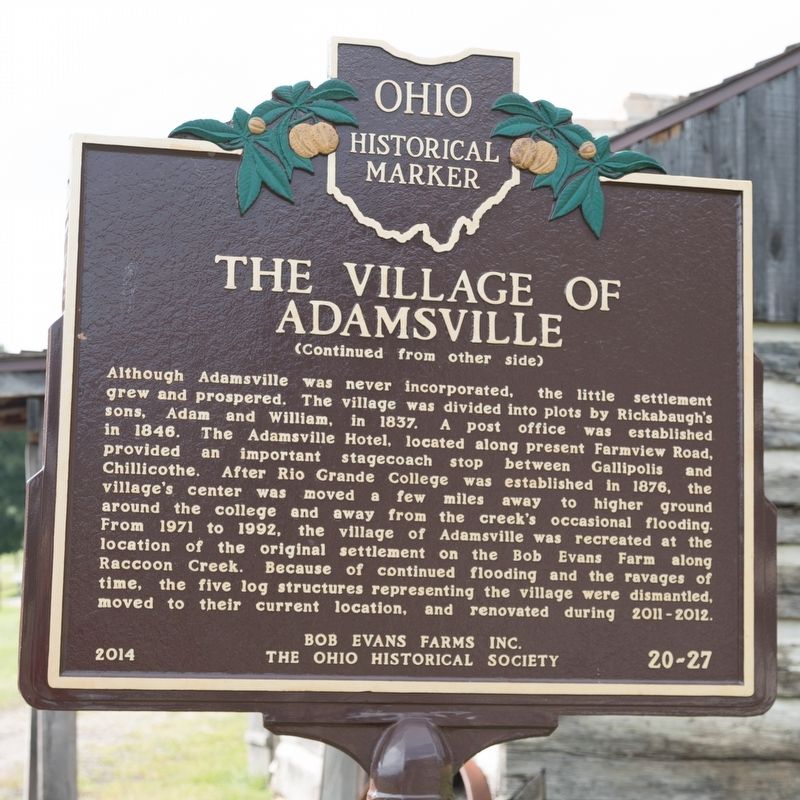 The Village of Adamsville – Gallia County Convention & Visitor's Bureau