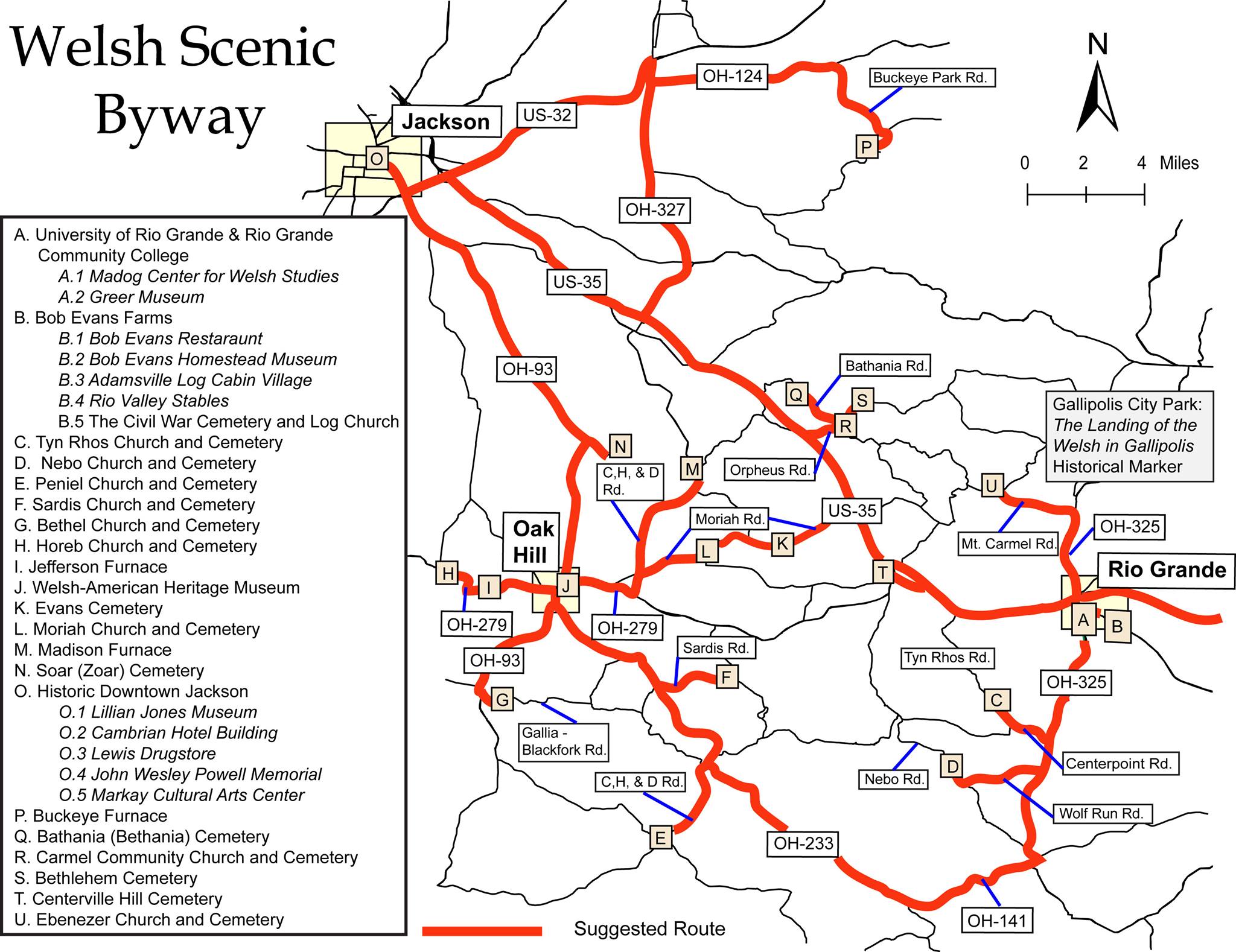Welsh Scenic Byway - Gallia County Convention & Visitor's Bureau